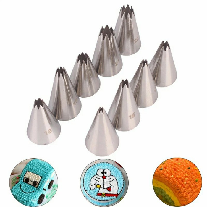 Jual Spuit Open Star Bintang Replika Wilton No 14 15 16 17 18 19 20 21 ...