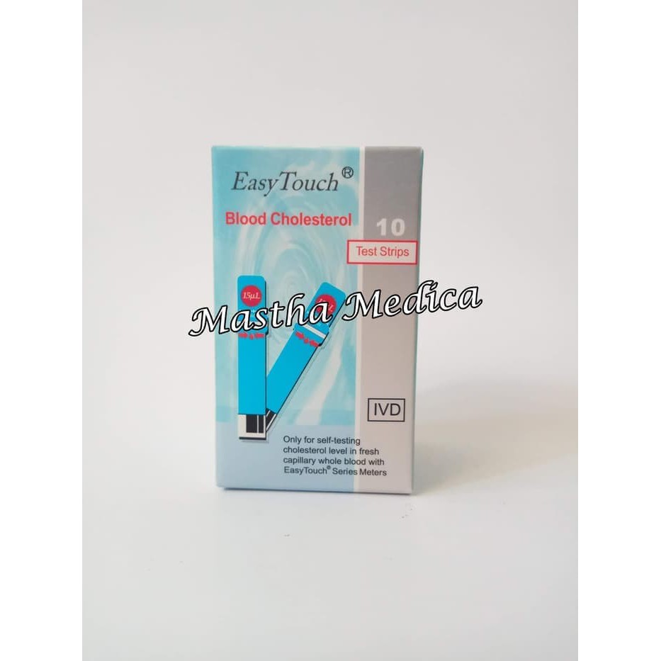Jual Strip Stik Cholesterol Kolestrol Easy Touch Min 1 Box | Shopee ...