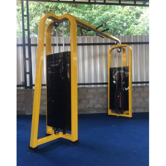 Jual Alat Fitness Cable Crossover Machine Besi Kokoh Dan Tebal | Shopee ...