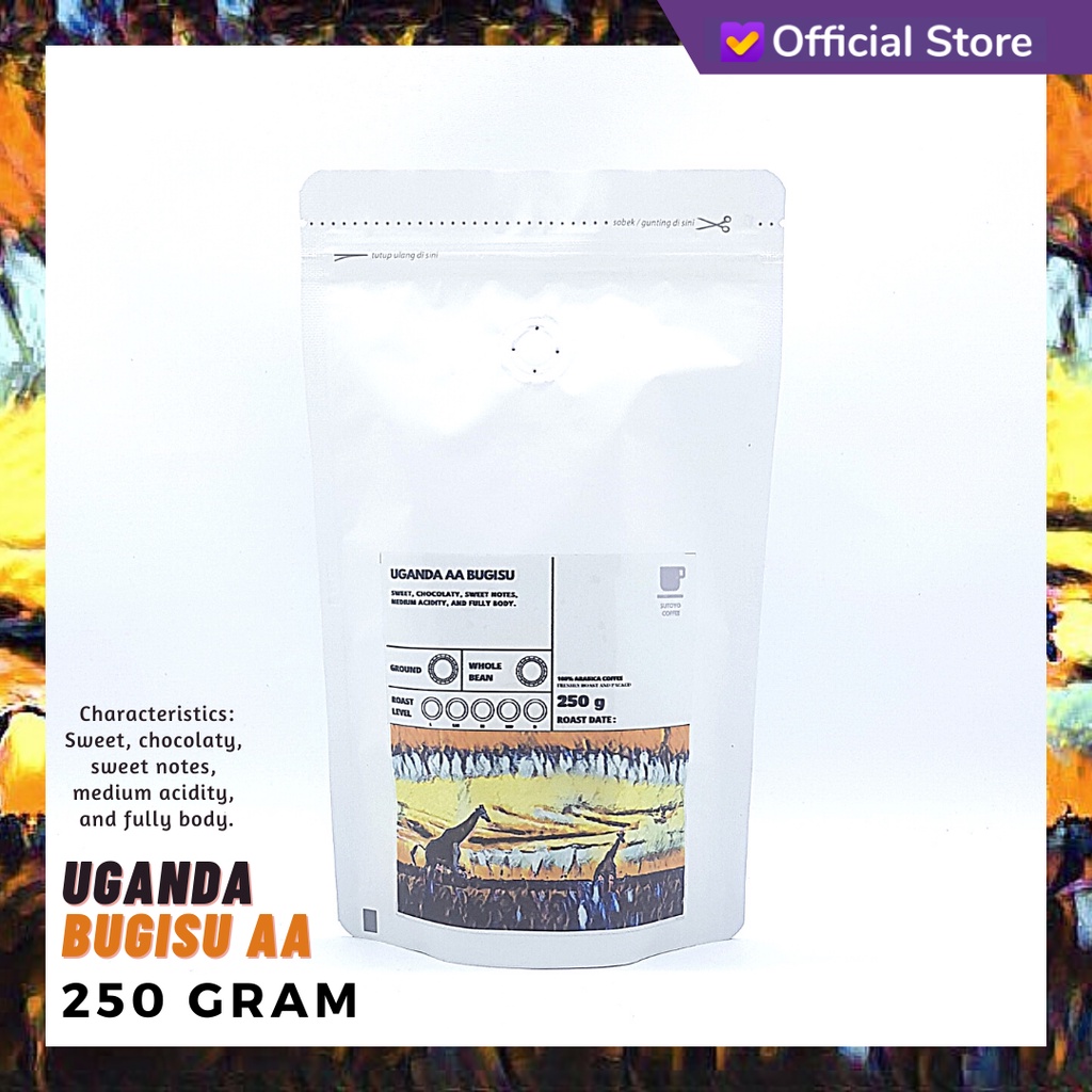Jual SUTOYO COFFEE – Kopi Arabika Uganda Bugisu 250 Gram | Imported Beans| Kopi Import | Medium ...