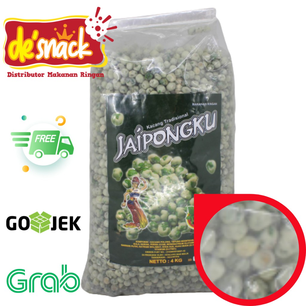 Jual DISTRIBUTOR/GROSIR/MAKANAN RINGAN/SNACK/CEMILAN/KACANG POLONG IJO ...