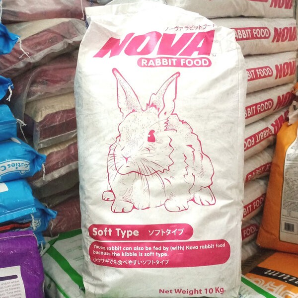 Jual Nova Rabbit Food 10kg 10 Kg Pakan Makanan Pelet Pellet Kelinci ...