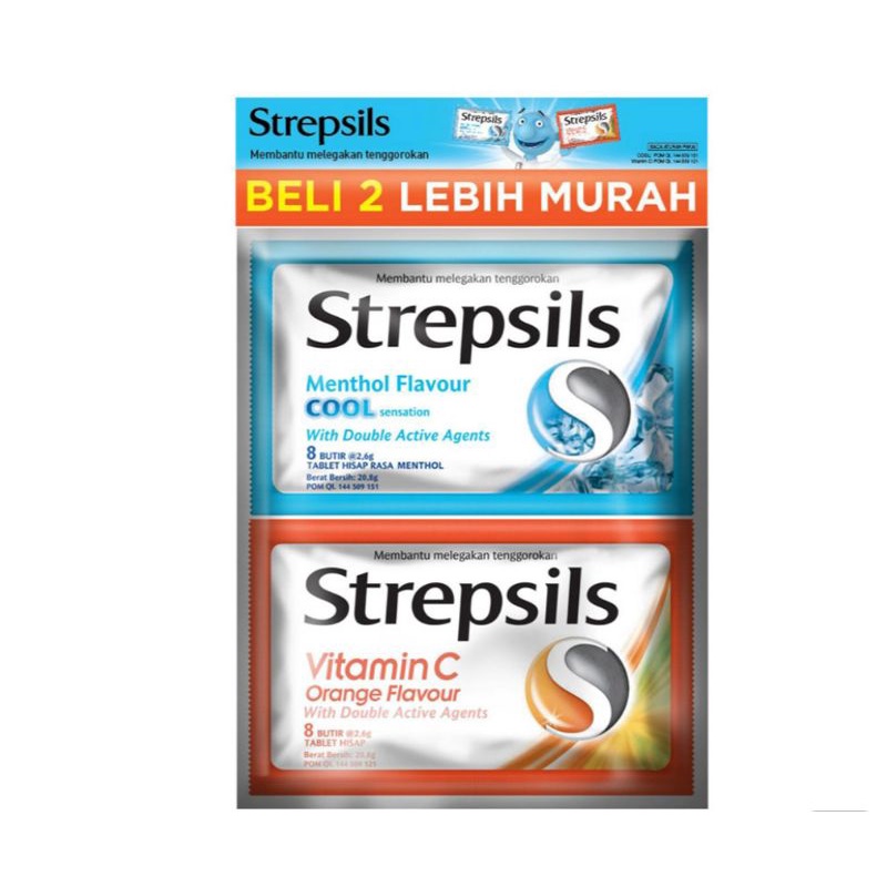 Jual Strepsils Aneka Permen Pelega Tenggorokan Original Vanilla lemon ...