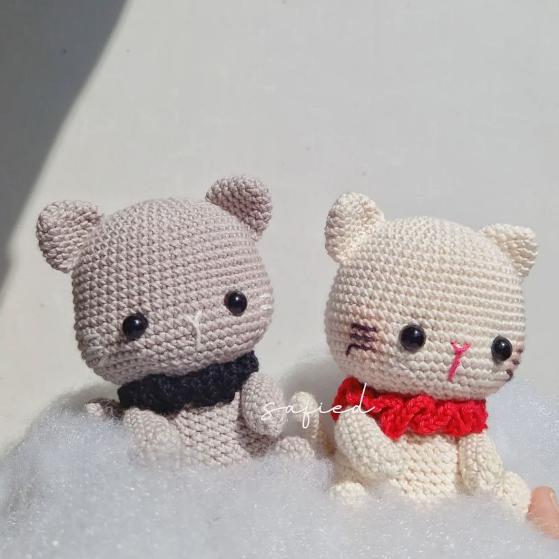 Jual Amigurumi - Boneka Rajut Kucing (Boneka Rajut / Crochet Doll ...
