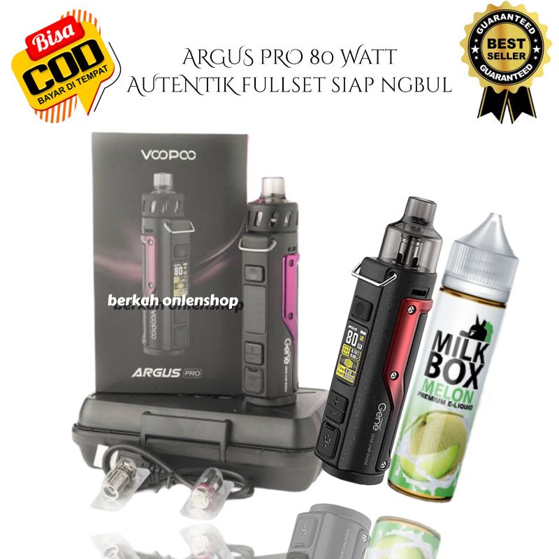 Jual VAPOOR VAPE ARGUS PRO 80W 3000MAH AUTHENTIC FULLSET | Shopee Indonesia