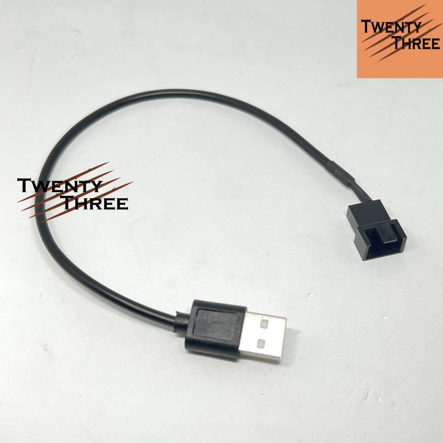 Jual Kabel Converter USB Male to 4 Pin Female PWM Fan Kipas Komputer ...