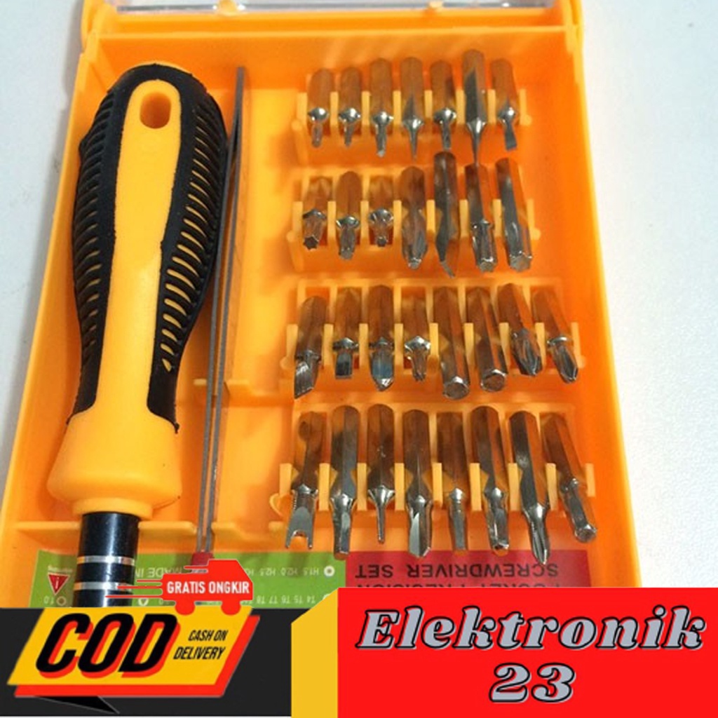 Jual 3 pcs Obeng Set Toolkit 32 In 1 Murah - Obeng Service Mini Untuk ...