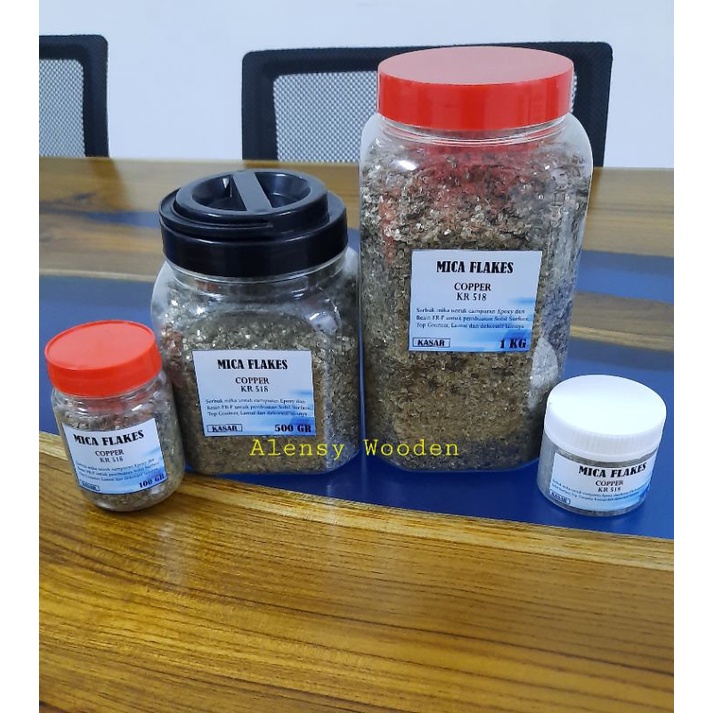 Jual Serbuk Mica Flakes 500 gr ( ada 14 varian warna ) untuk membuat ...