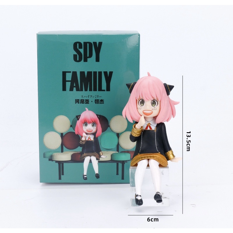Jual ACTION FIGURE SPY X FAMILY ANYA FORGER CUTE CHIBI FACE TOPPER CAKE ...