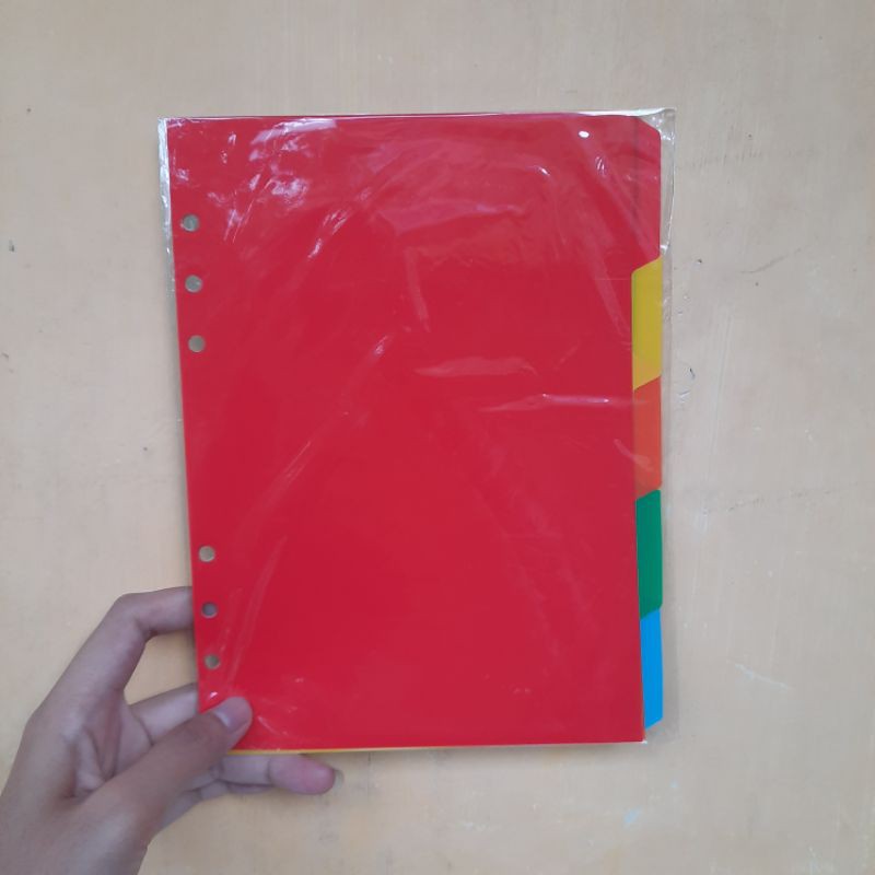 Jual Pembatas Binder Plastik A5 (6ring) | Shopee Indonesia