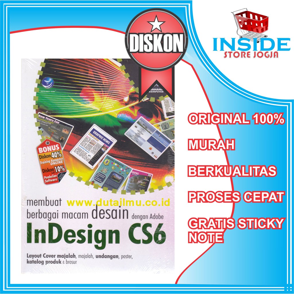 Jual Membuat Berbagai Macam Desain Dengan Adobe InDesign CS6 | Shopee ...
