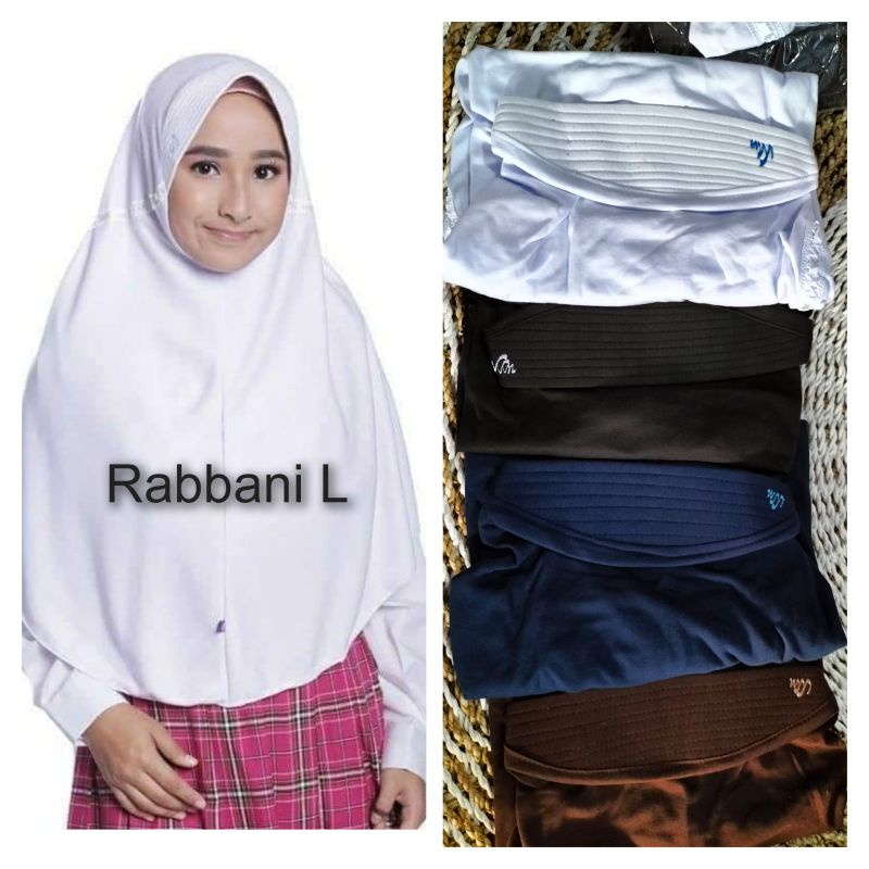 Jual Jilbab Rabbani size SD,SMP, & Jumbo SMA/Dewasa | Shopee Indonesia