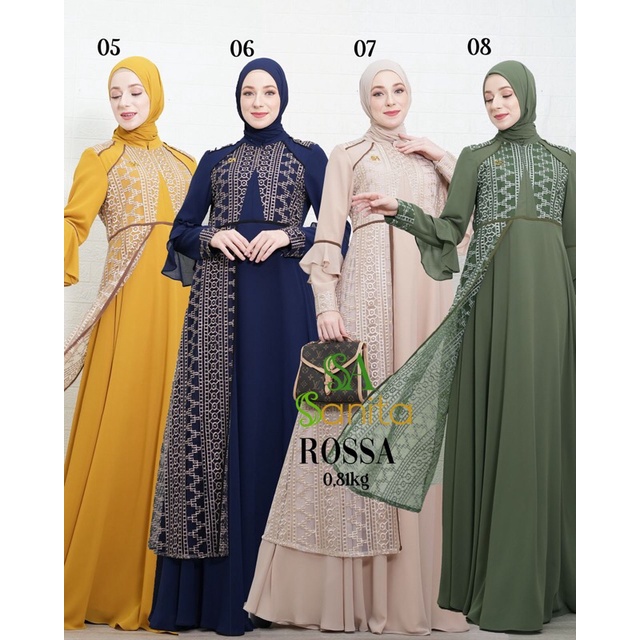 Jual Rossa Dress Original By Sanita (READY SIAP KIRIM) | Shopee Indonesia
