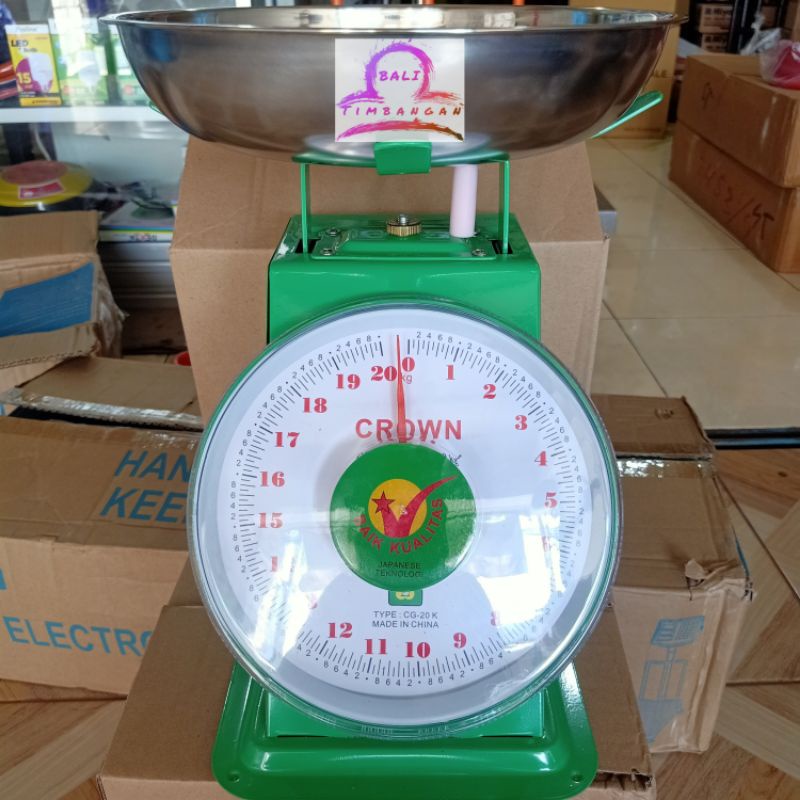 Jual Timbangan Duduk Manual Jarum / Analog 20kg Crown 20 Kg Serbaguna | Shopee Indonesia