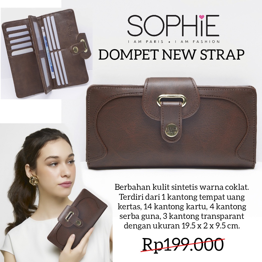 Jual DOMPET NEW STRAP SOPHIE MARTIN PARIS PROMO DOMPET SOPHIE PARIS ...