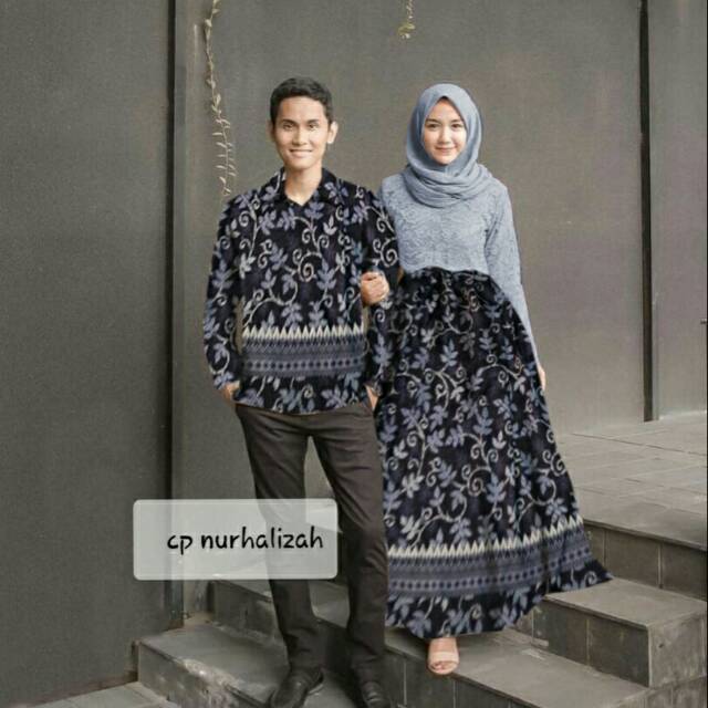 Jual COUPLE NURHALIZAH (abu, maroon, mustard) | Shopee Indonesia