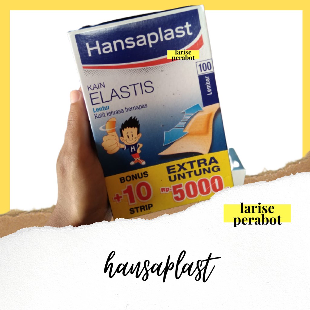 Jual [1Box] Hansaplast 100 lembar + Bonus 10 strip | Shopee Indonesia