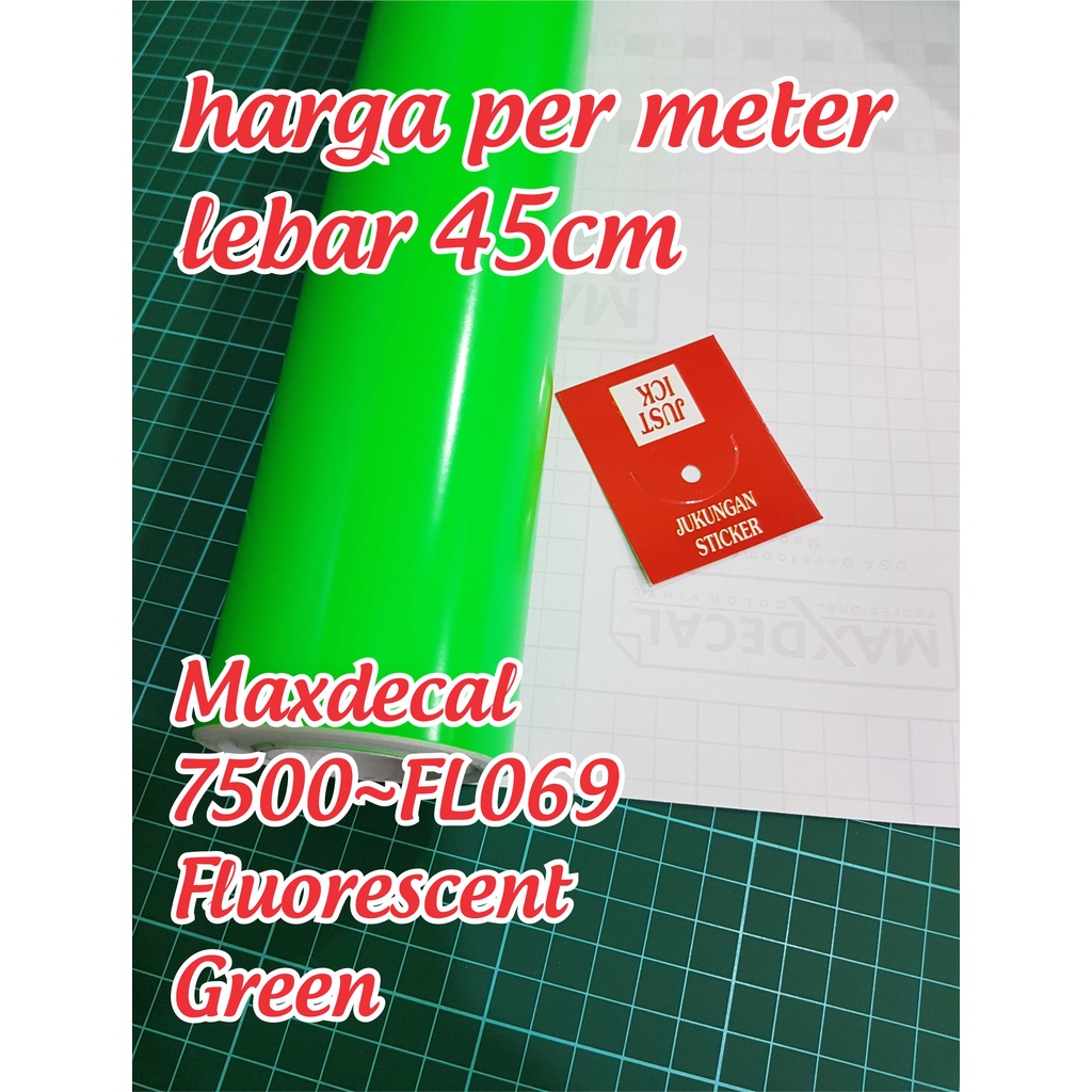 Jual Stiker Max Decal Hijau Stabillo - Sticker Vinyl Maxdecal ...