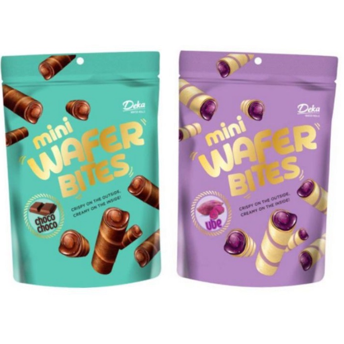 Jual Deka Mini Wafer Bites rasa ube dan choco | Shopee Indonesia