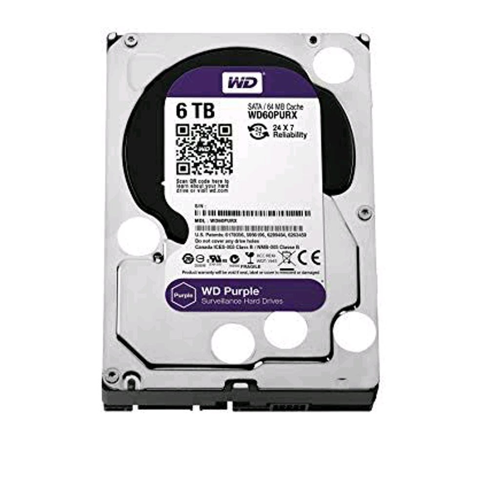 Jual WD Purple 6TB - CCTV HDD - Internal Hard Disk Surveillance Terbaik ...