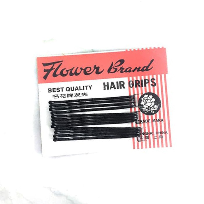 Jual Jepit Lidi Hitam mini / hair grips / jepitan Rambut isi 12pcs ...
