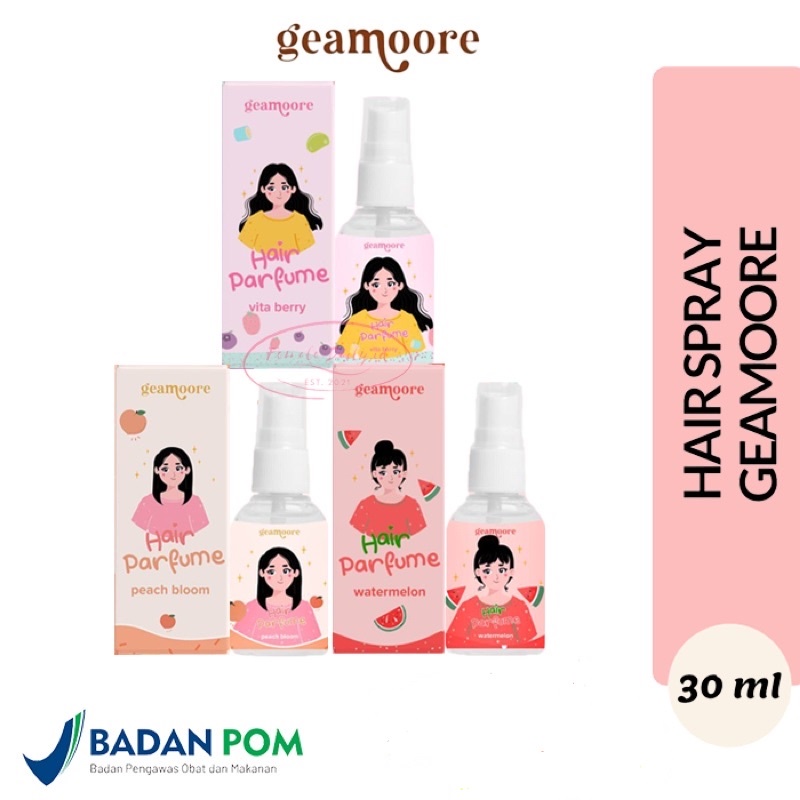 Jual Hair Parfume Geamoore 30ml Spray BPOM | Shopee Indonesia