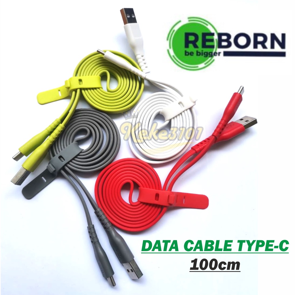 Jual Reborn Kabel Data TYPE-C Quick Charge 3.0 1 Meter | Shopee Indonesia