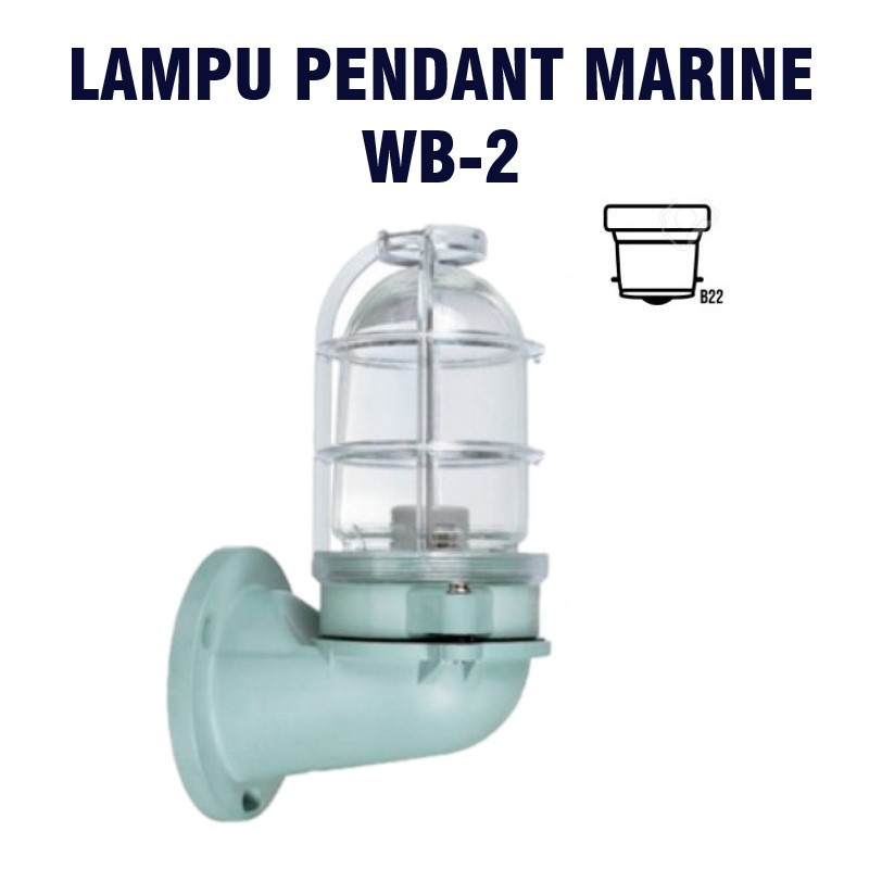 Jual PENDANT LIGHT WB-2 / MARINE LIGHT WB2 / LAMPU PENDAN KAPAL | Shopee Indonesia