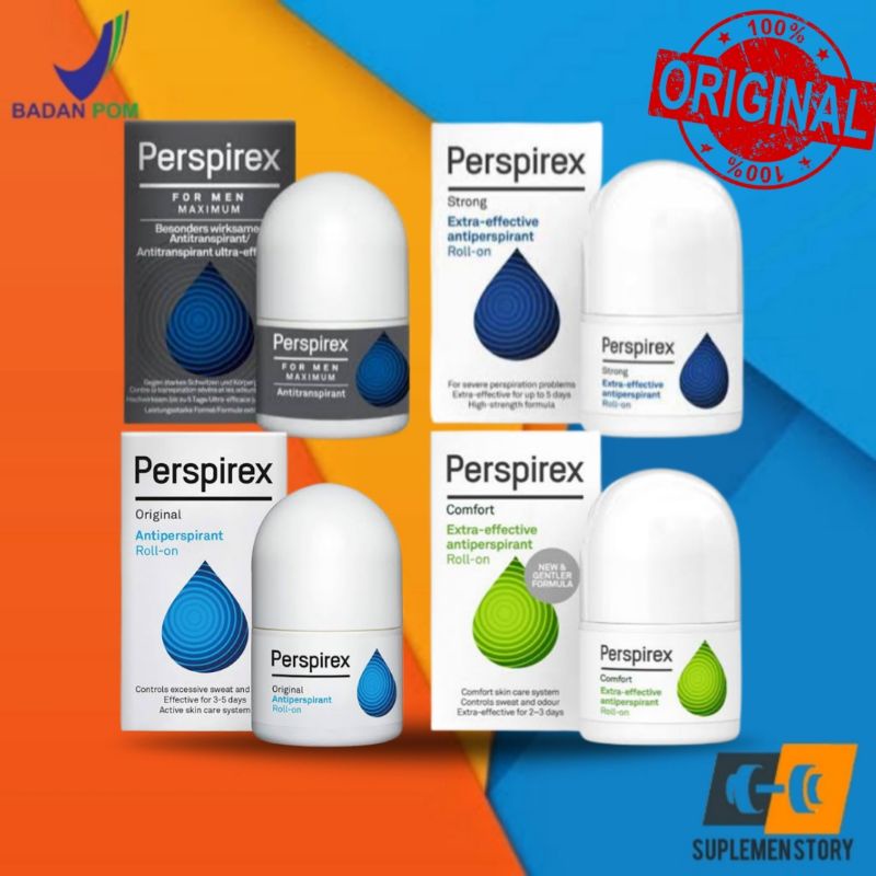 Jual PERSPIREX ORIGINAL ROLL ON DEODORANT 20 ML PESPIREX COMFORT ...