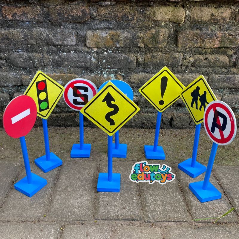 Jual PERAGA RAMBU LALU LINTAS / Mainan / dilarang parkir / RAMBU ...