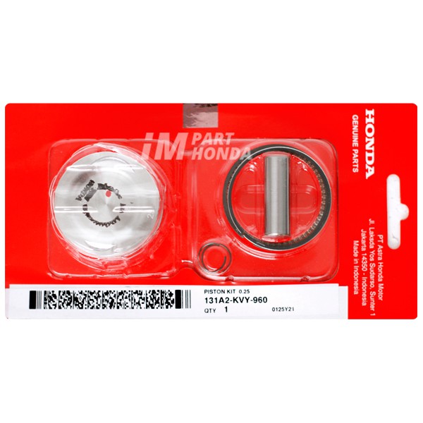 Jual Piston Seher Seker Kit Beat Scoopy Spacy Karbu Fi Over Size STD 25 ...