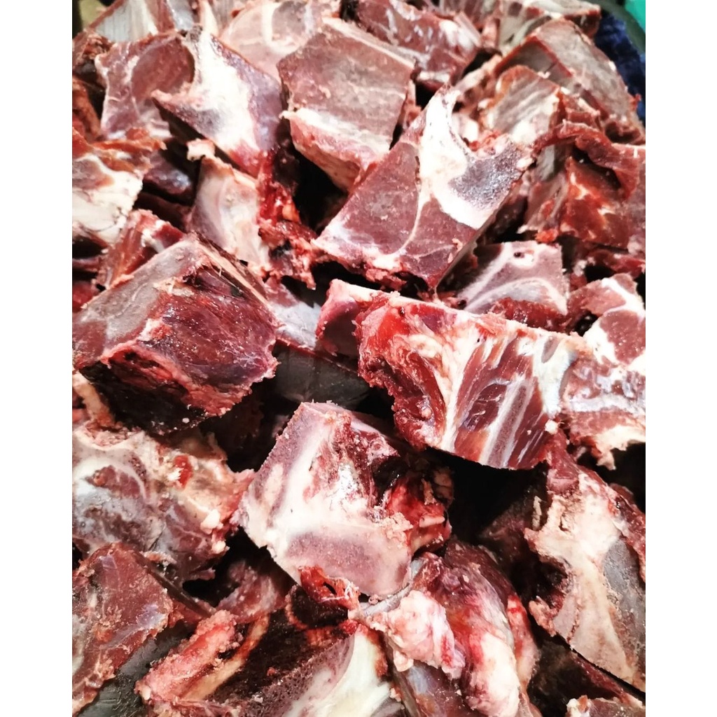 Jual FROZEN FOOD TULANG LEHER DAGING SAPI NECKBONE 250GRAM - DISASS ...