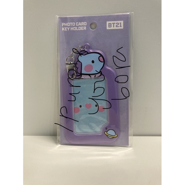 Jual BTS BT21 Photocard Photo Card Keyring Holder Minini Official RJ Cooky Tata Koya Chimmy ...