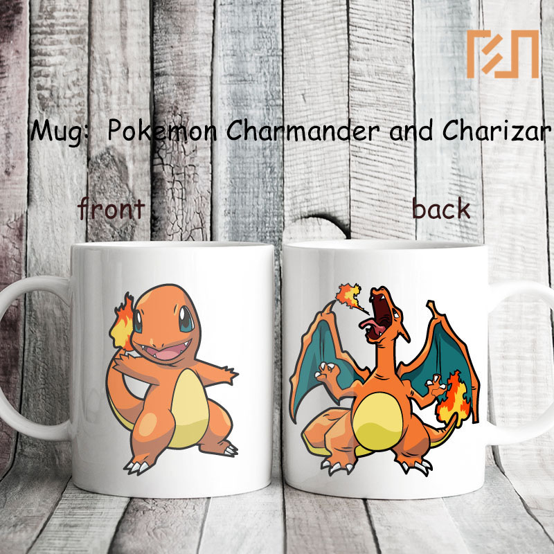 Jual Mug Pokemon Charmander and Charizard Icon | Shopee Indonesia