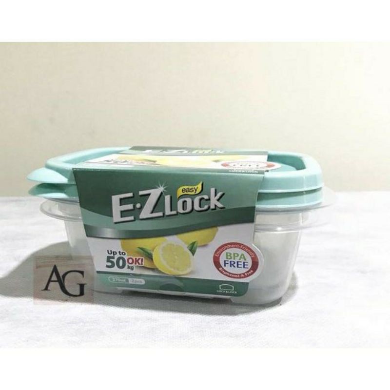 Jual Lock&Lock Food Container EZ Lock 270mL x2 | Shopee Indonesia