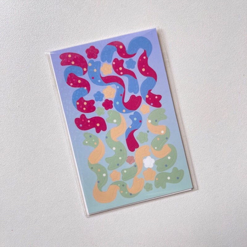 Jual [kstuffind] Stiker Pita Hologram Warna Warni Holo Sticker DIY ...