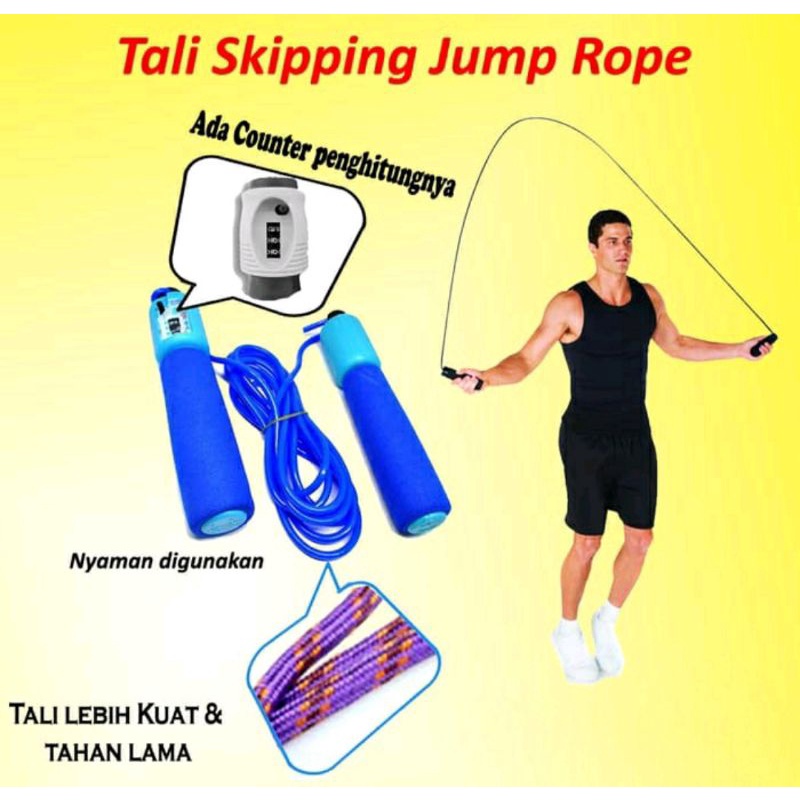 Jual tali skiping rope jump / tali skipping rope jump / rope jump ...