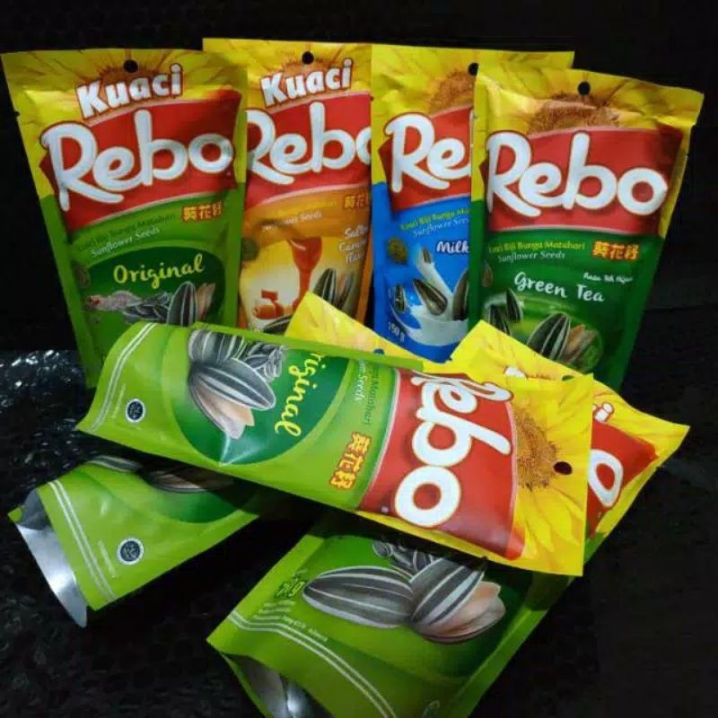 Jual KUACI REBO original 150gr |Kuaci Re-bo/Cemilan sehat | Shopee ...