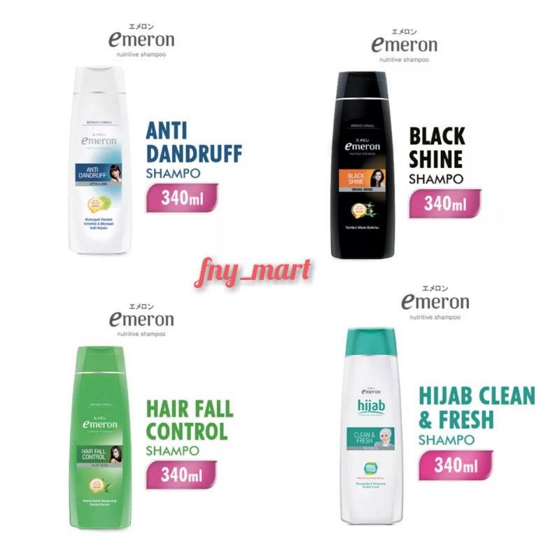 Jual Emeron Shampo 340ml / Sampo Emeron 340ml Botol | Shopee Indonesia