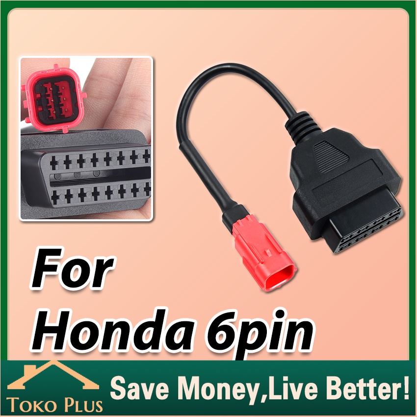 Jual 6 To 16 Pin Motorcycle OBD Adaptors OBD2 Diagnostic Cable ... Jual 6 To 16 Pin Motorcycle OBD Adaptors OBD2 Diagnostic Cable ...
