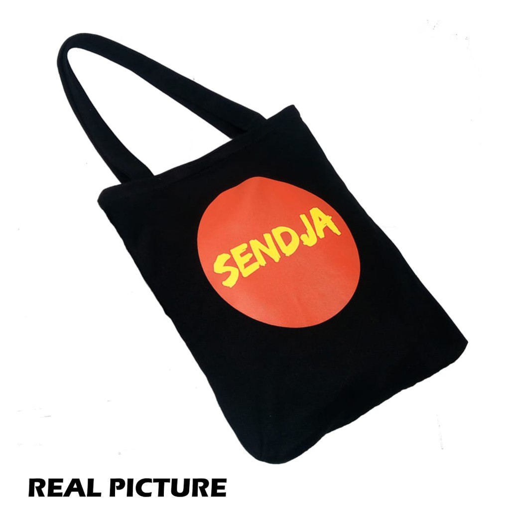 Jual Tote Bag / Totebag kanvas / Tote Kanvas Design SENDJA | Shopee ...