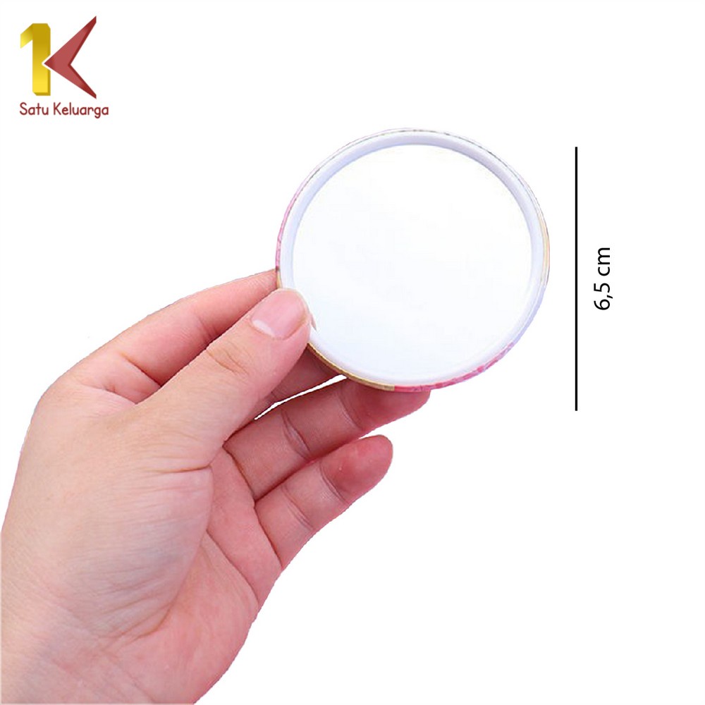 Jual Satu Keluarga Cermin Kaca Bulat Kecil K53 Cermin Rias Mini ...