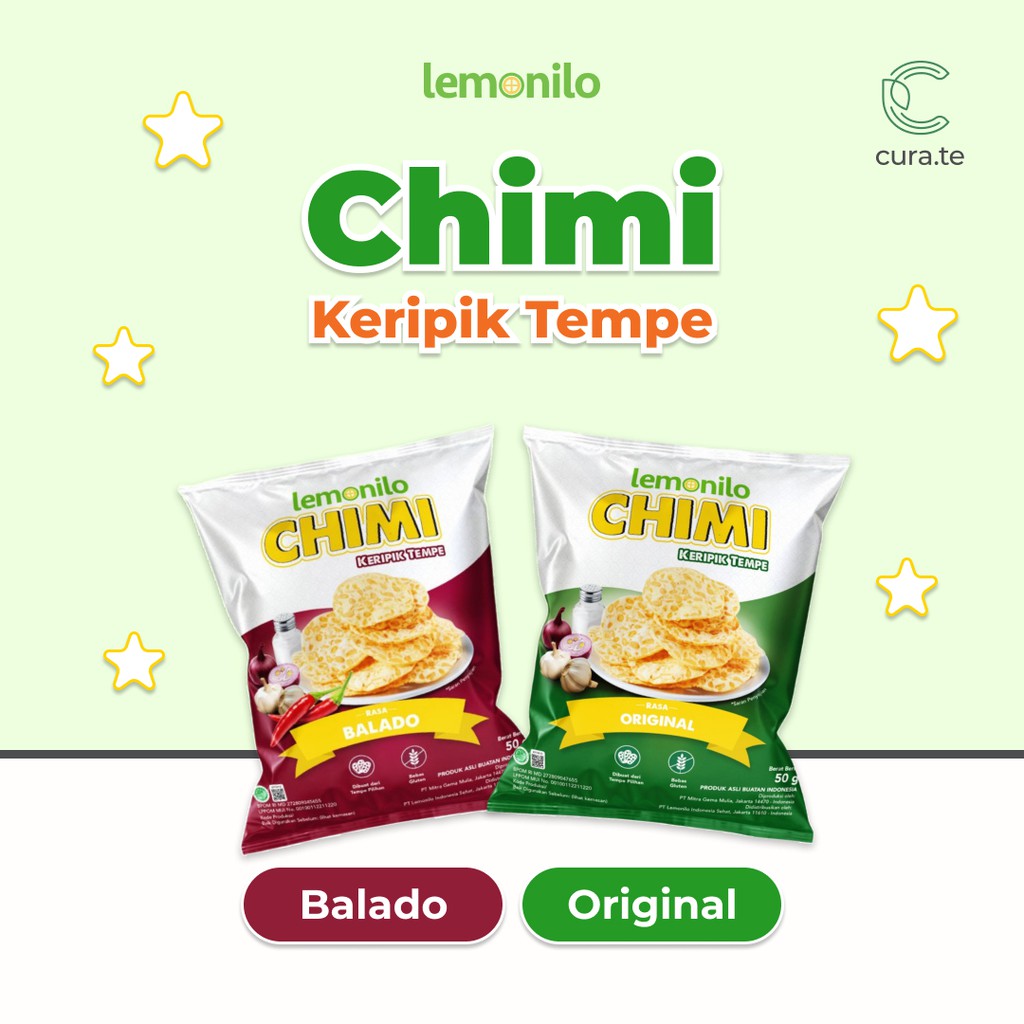 Jual LEMONILO CHIMI KERIPIK TEMPE 40GR | SNACK CEMILAN KRIPIK DIET ...