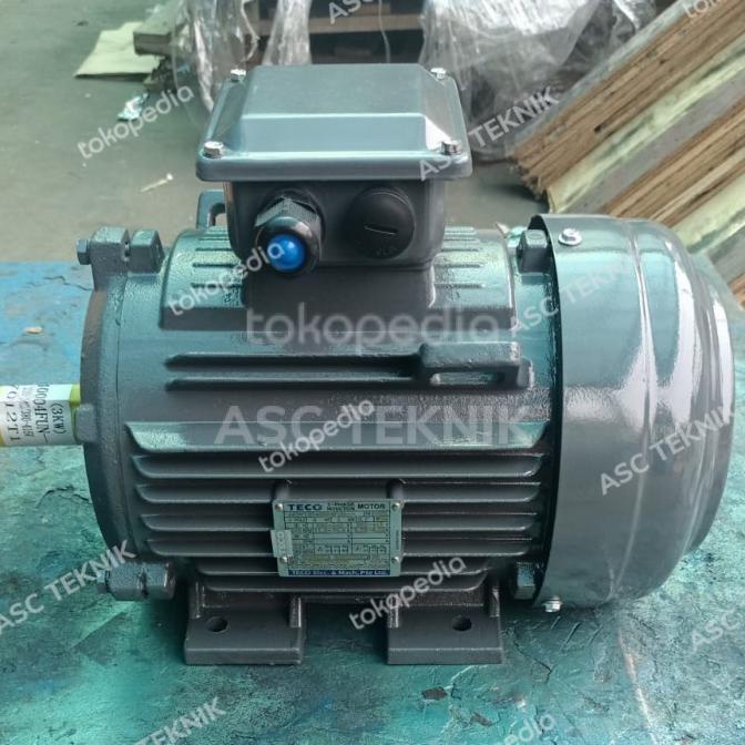 Jual Elektrik Motor Dinamo Teco 4P 4 Hp 3 Kw 3Phase B3 | Shopee Indonesia