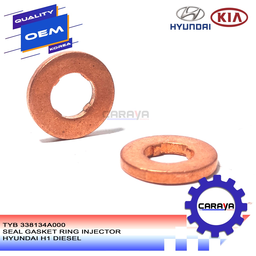 Jual SEAL GASKET RING INJECTOR HYUNDAI H1 DIESEL 33813-4A000 OEM KOREA ...