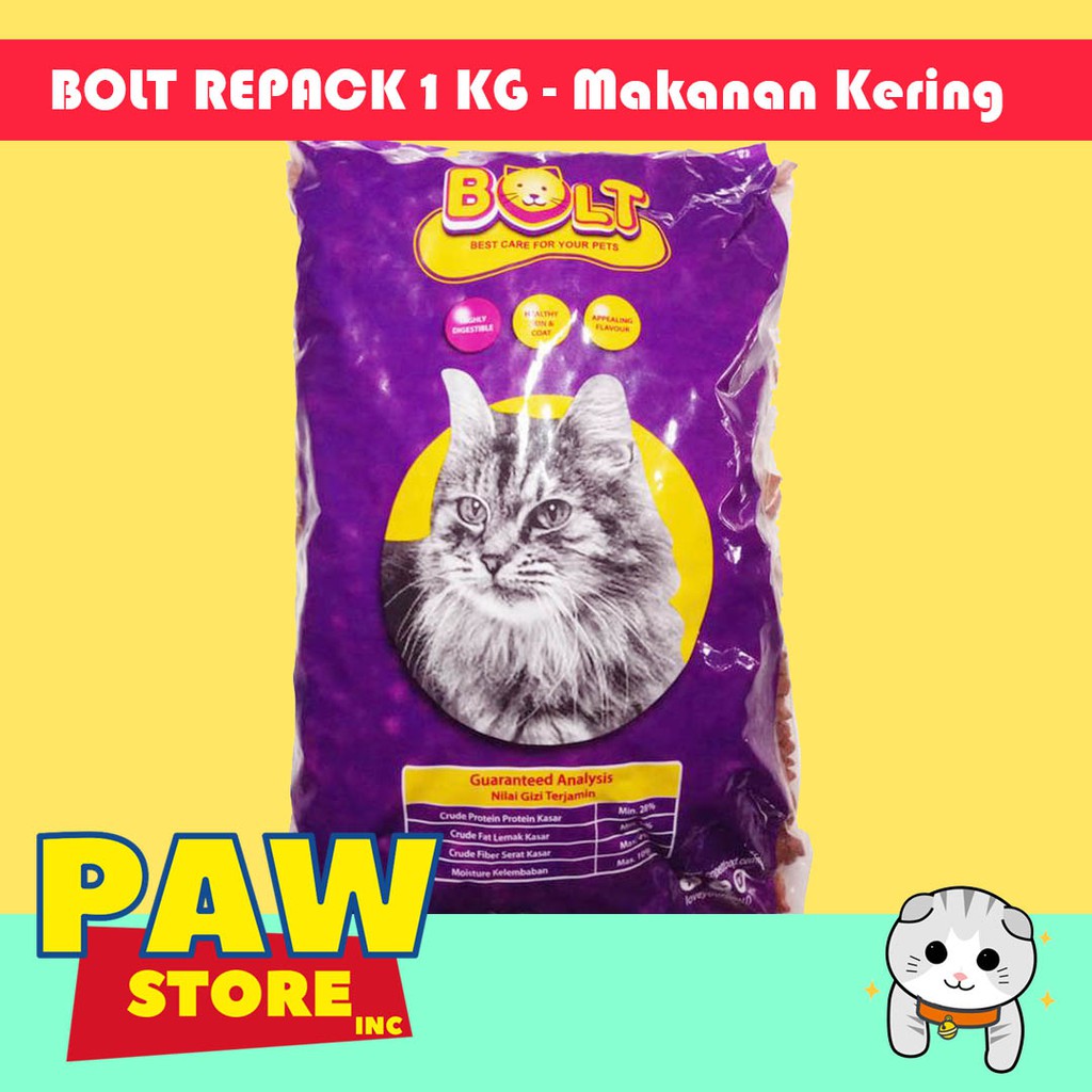 Jual BOLT Repack 1KG - Makanan Kucing Murah | Shopee Indonesia