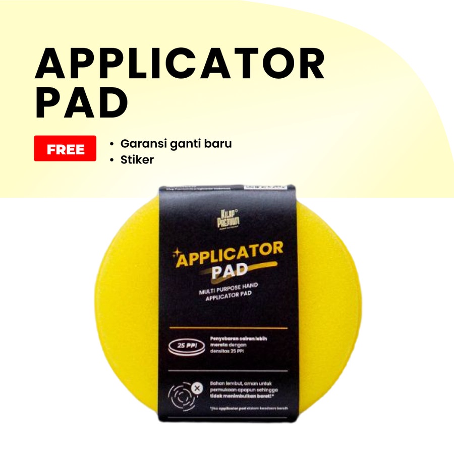 Jual Kilap Premium APPLICATOR PAD - Busa Poles, Wax, Detailing ...