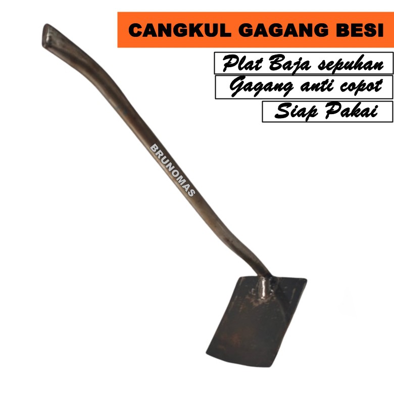 Jual Cangkul GaGang Besi - Plat Baja Sepuhan - Anti Copot | Shopee ...