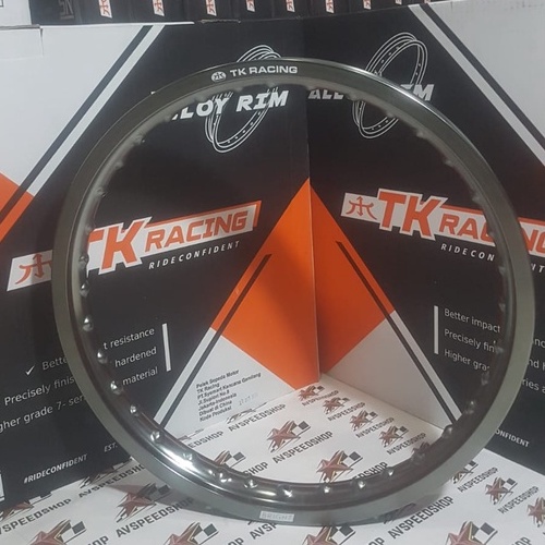 Jual VELG TK RACING BRIGHT 160 X 17 WARNA TITANIUM 36 H | Shopee Indonesia