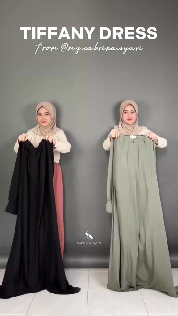 Jual TIFFANY DRESS by SABRINA - GAMIS POLOS VEST ROMPI BAHAN SHAKILA ...